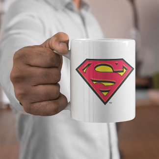 superman shaped mug